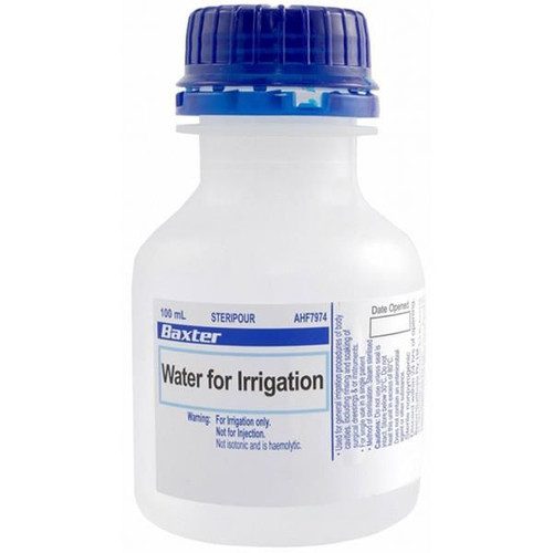 Baxter Water For Irrigation 100ml | Alpha Medical Solutions