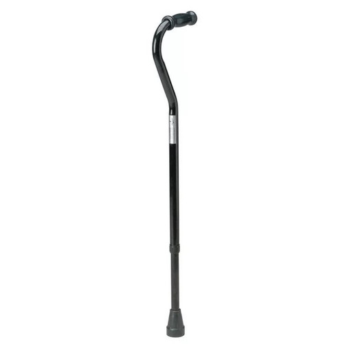 Height Adjustable Heavy Duty Steel Offset Handle Cane - Each
