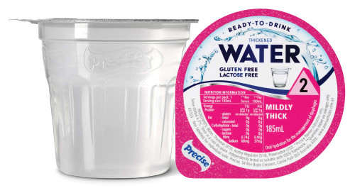 Precise RTD 185ml Mildly Thick Level 2 Thickened Water