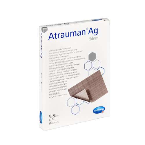 Atrauman Ag Silver Wound Contact Layer 5 x 5cm - 10 Pack
