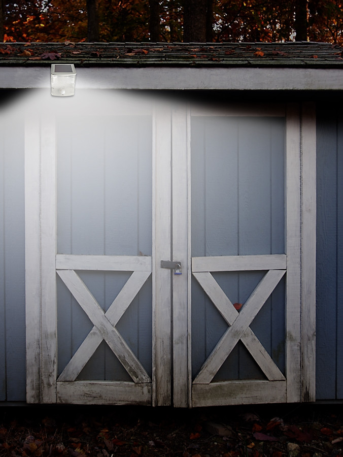 MAXSA Innovations Solar-Powered Motion-Activated Wedge Light
