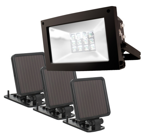 Solar-Powered Ultra-Bright Flood Light - MAXSA Innovations