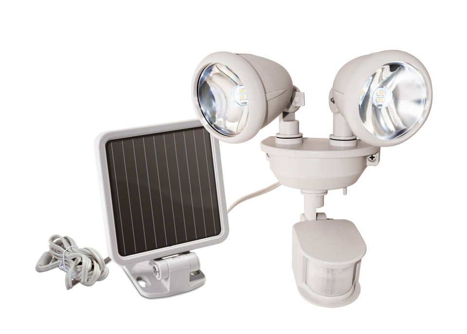 MAXSA Innovations Solar-Powered LED Security Spotlight