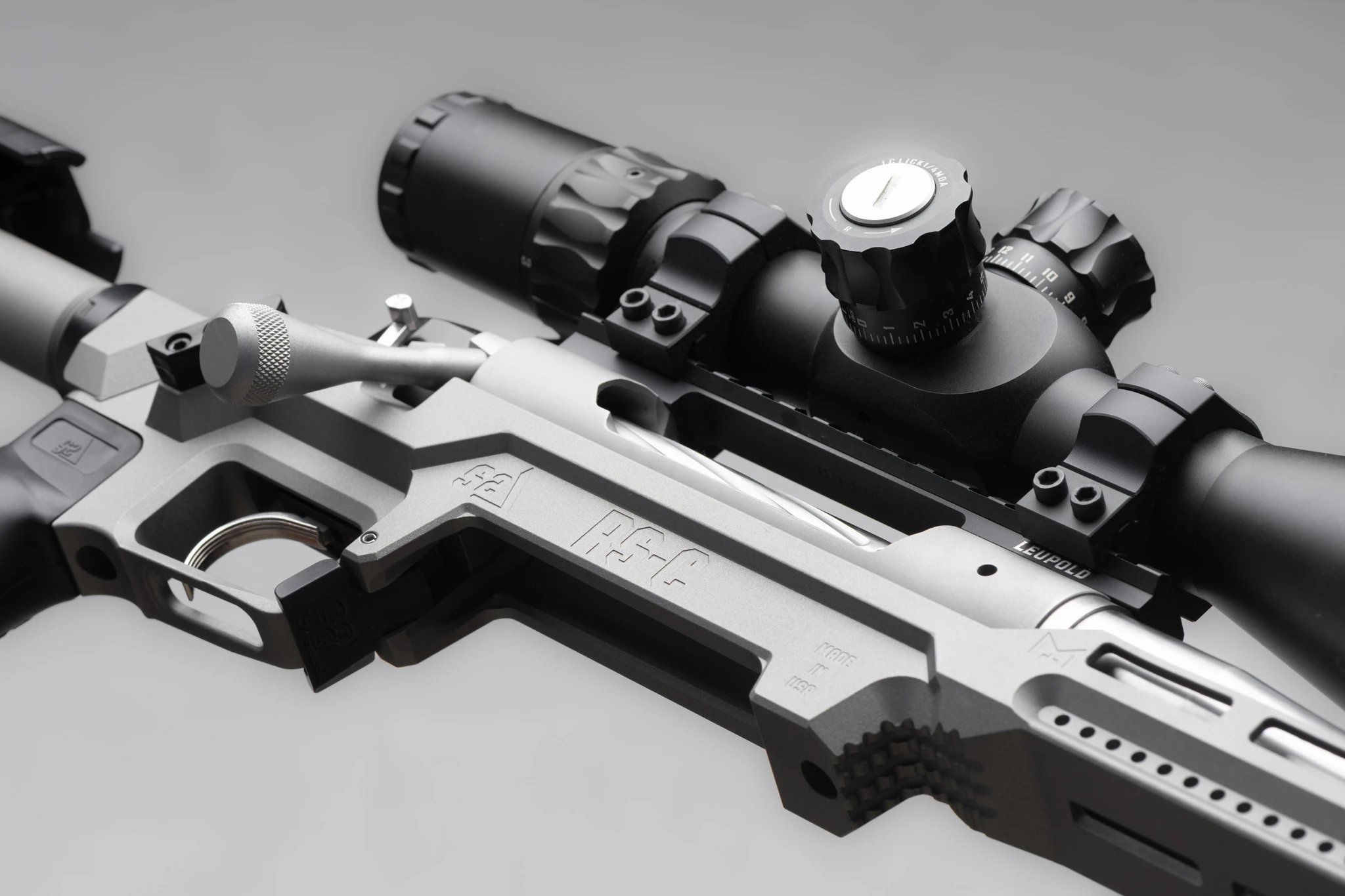 RS-C Mg-Lite Chassis, R700 Long Action, complete with stock and grip ...