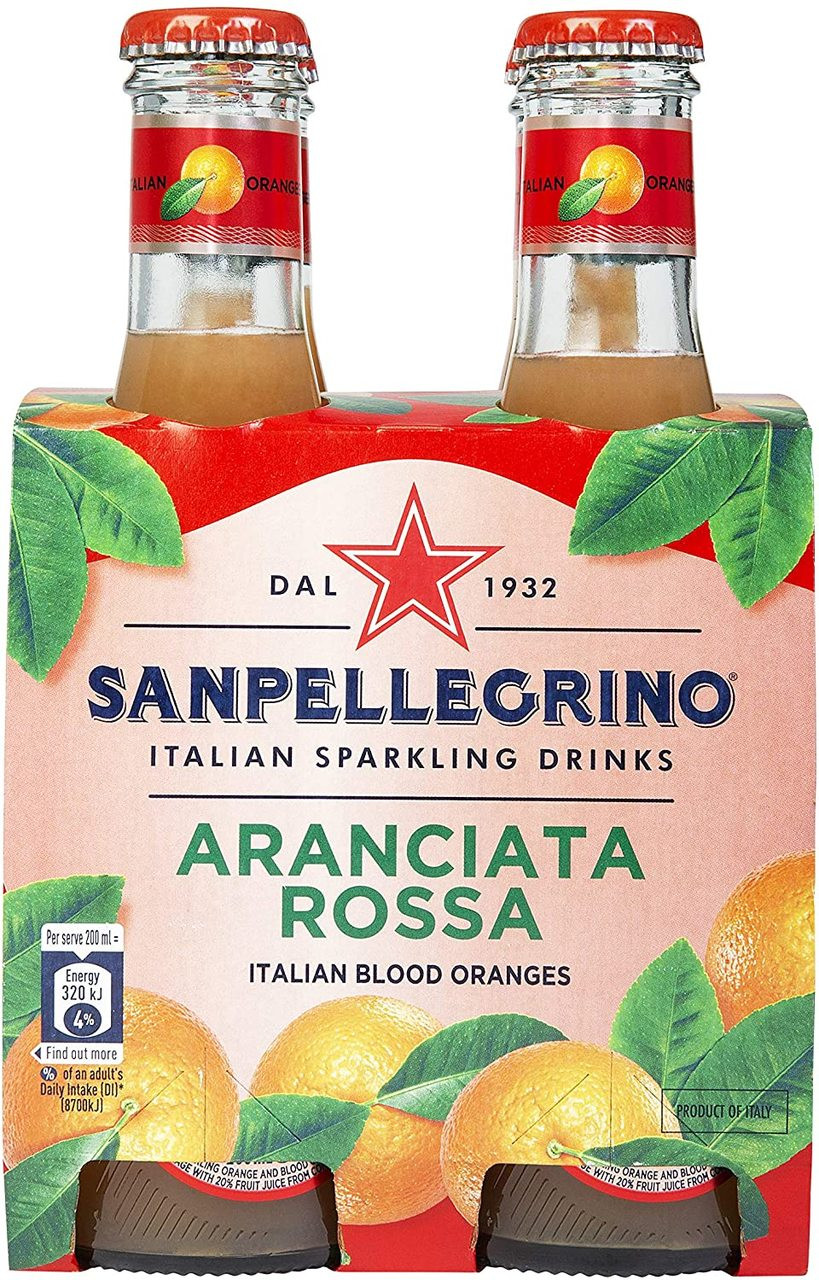 Aranciata Rossa 200ml Bottle (4 x 6)