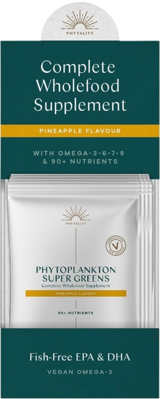 Phytality Phytoplankton Super Greens 12 x 6g Sachets on sale!