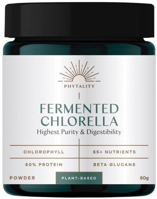 Phytality Highest Purity & Digestibility Fermented Chlorella 60g on sale!