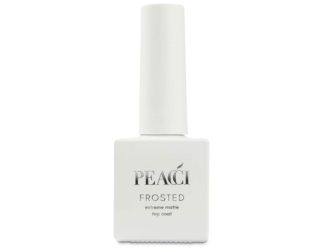 Peacci 10ml, frosted extreme matte top coat - Ellisons