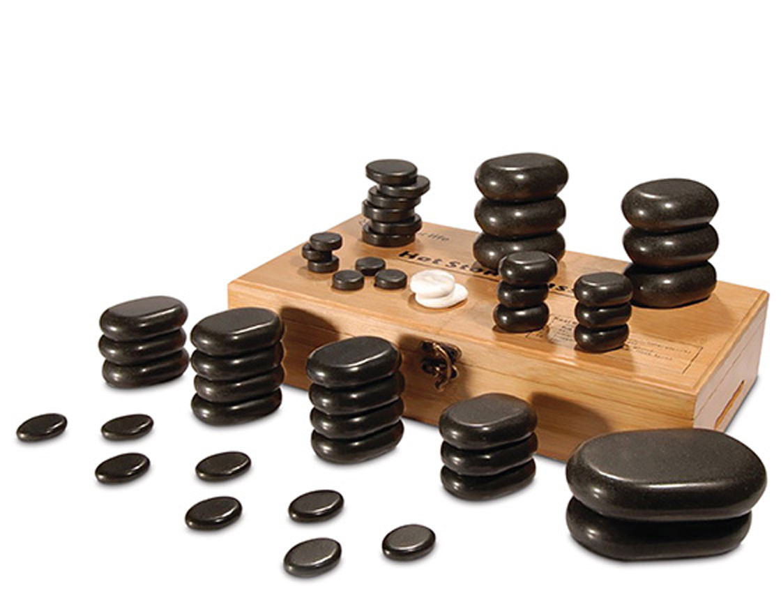 Caldera hot stone set (50 piece) - Ellisons