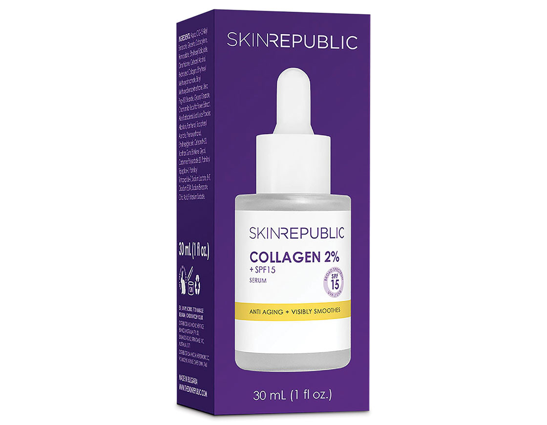 Skin Republic Collagen 2% SPF15 Serum, 30ml | Skin