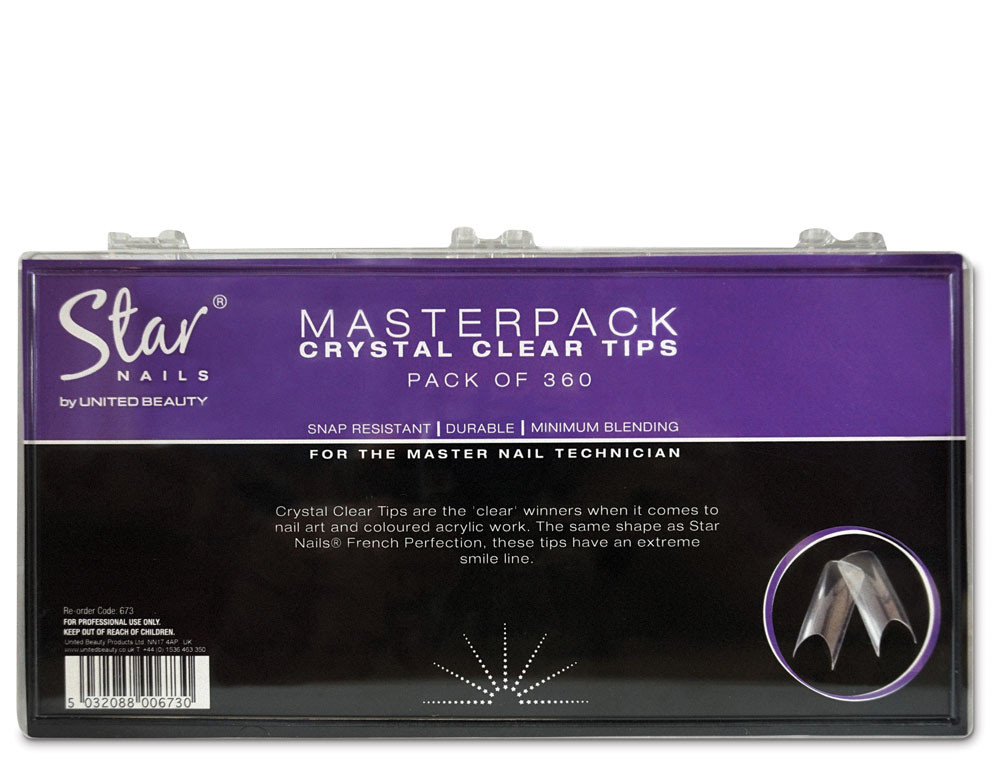 Star Nails crystal clear tips (360) - Ellisons