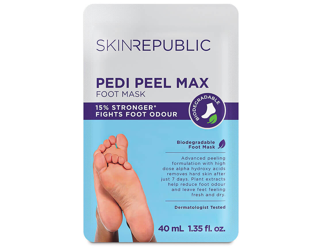 Skin Republic pedi peel max foot mask - Ellisons