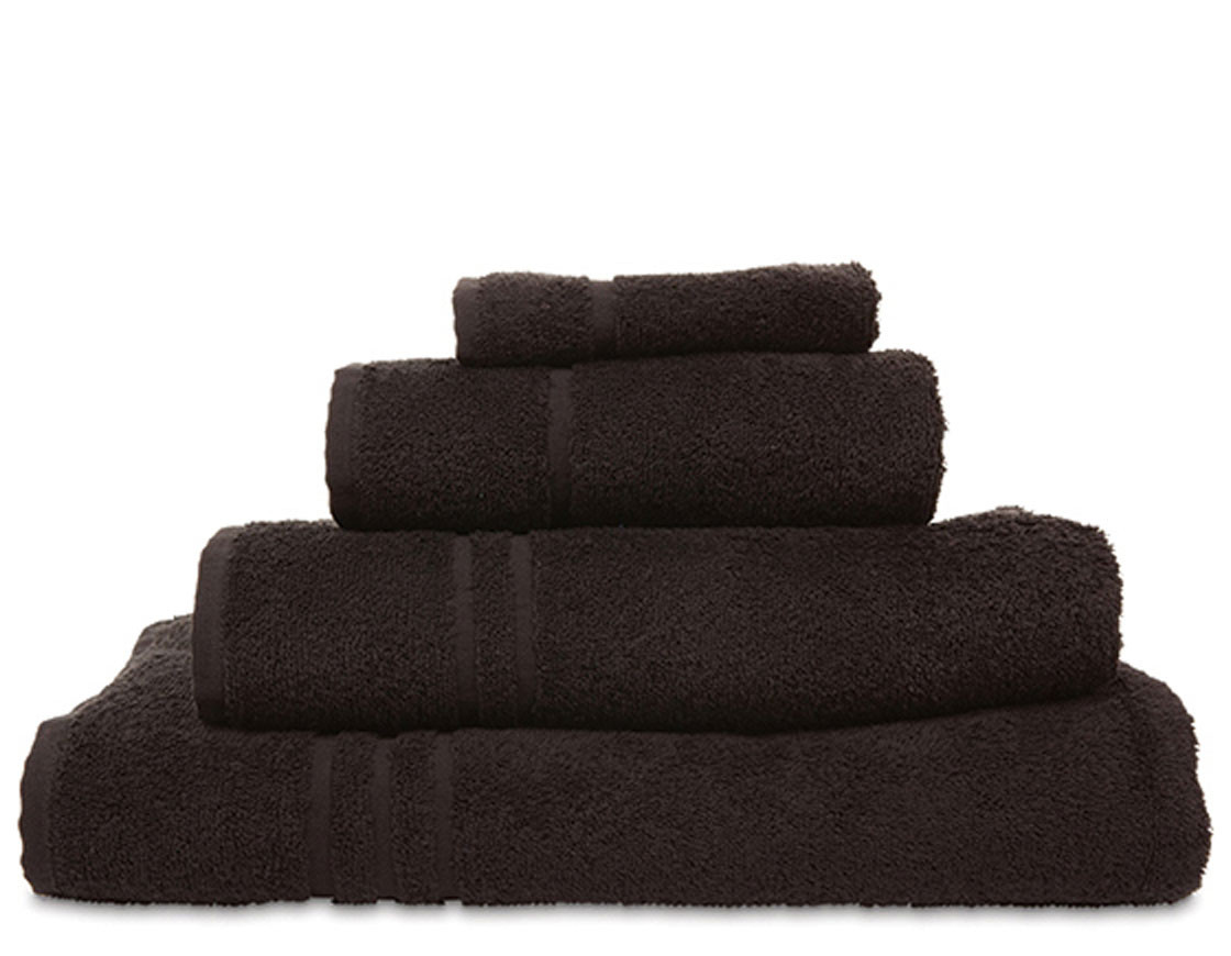 Comfy hand towel, black - Ellisons