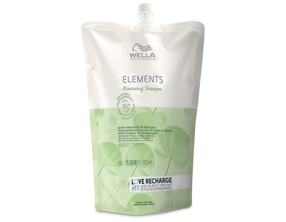 Wella Elements shampoo pouch renew 1000ml - Ellisons