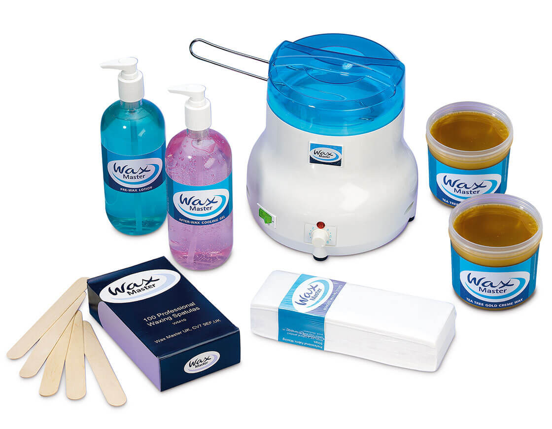 Wax Master starter kit, tea tree gold wax - Ellisons