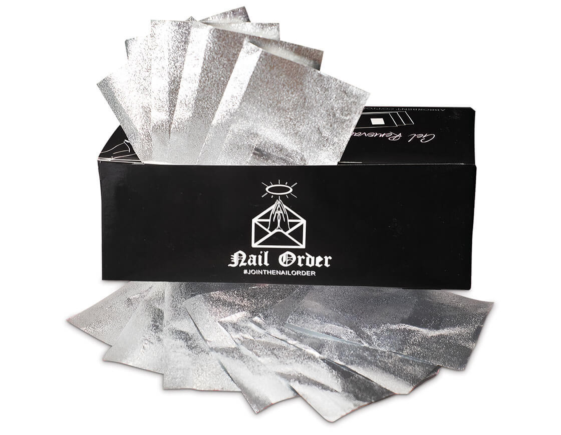 Nail Order Gel Removal Foil Wraps, 200 Pack | Ellisons