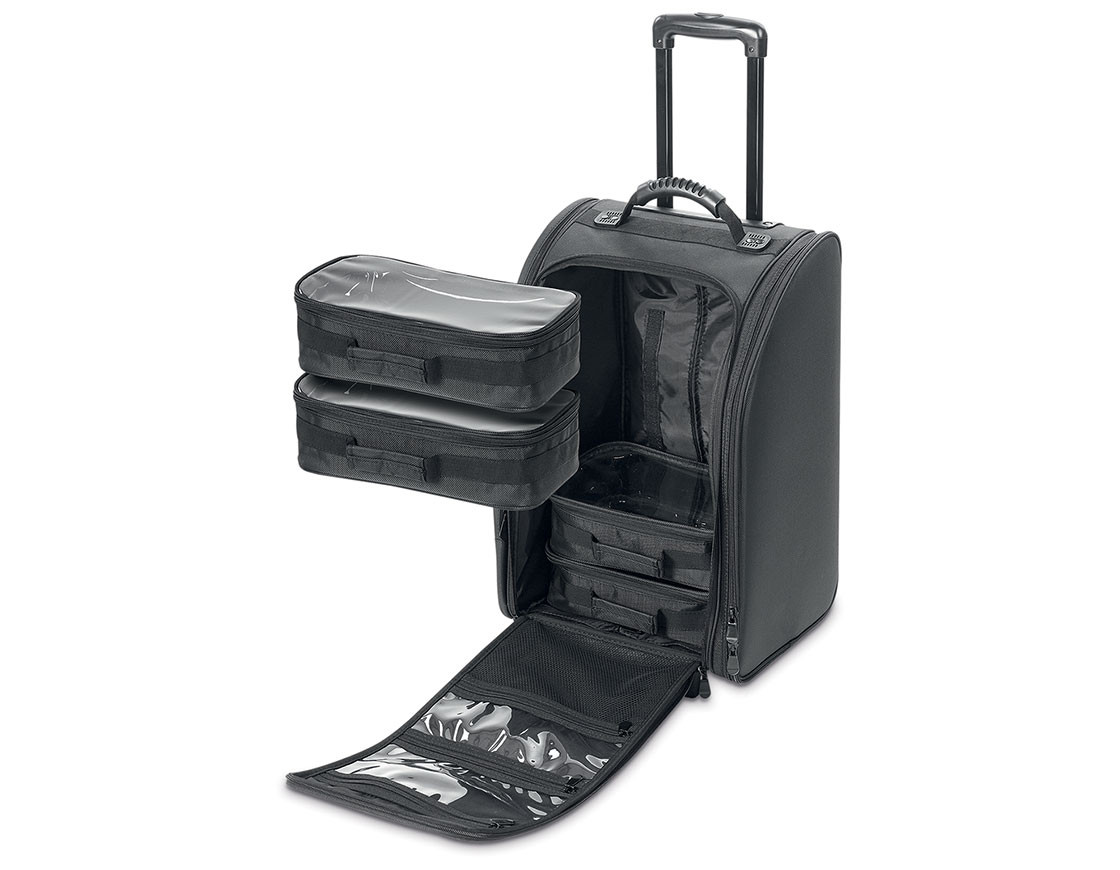Sibel Trolley Case Nylon, Black | Ellisons