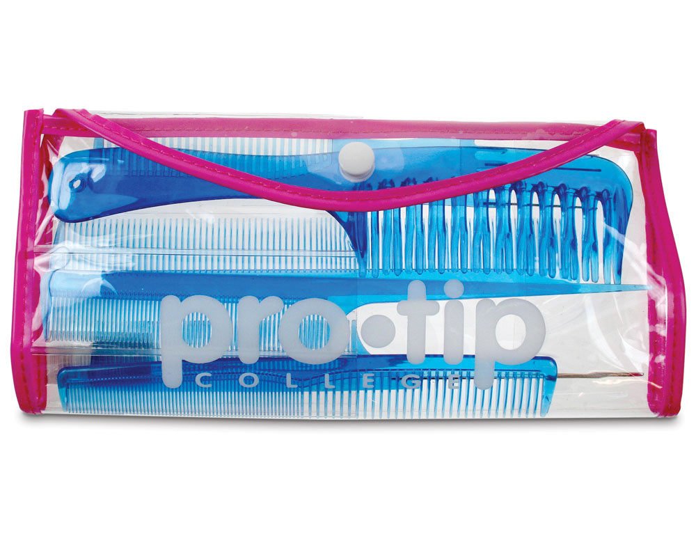 Pro-Tip comb set blue (6) - Ellisons