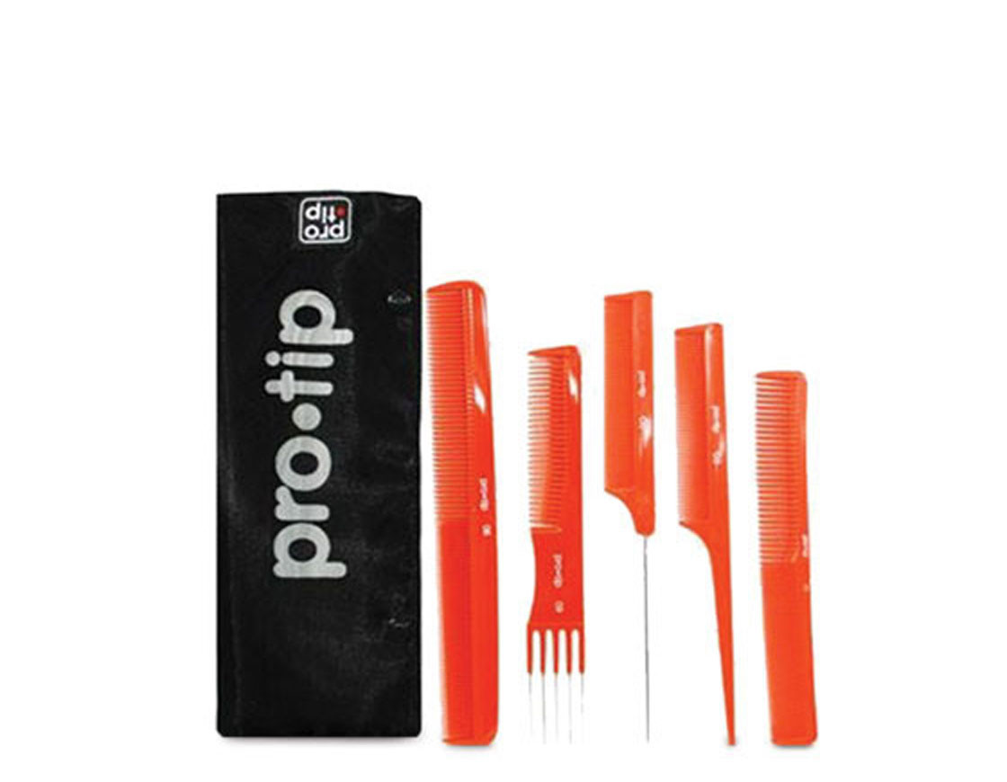 Pro-Tip comb set, red (5) - Ellisons