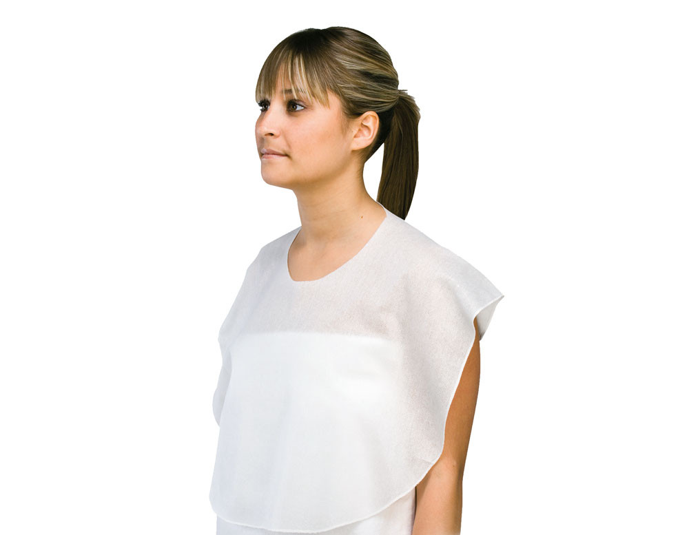 Beauty Essentials disposable shoulder capes (6) - Ellisons