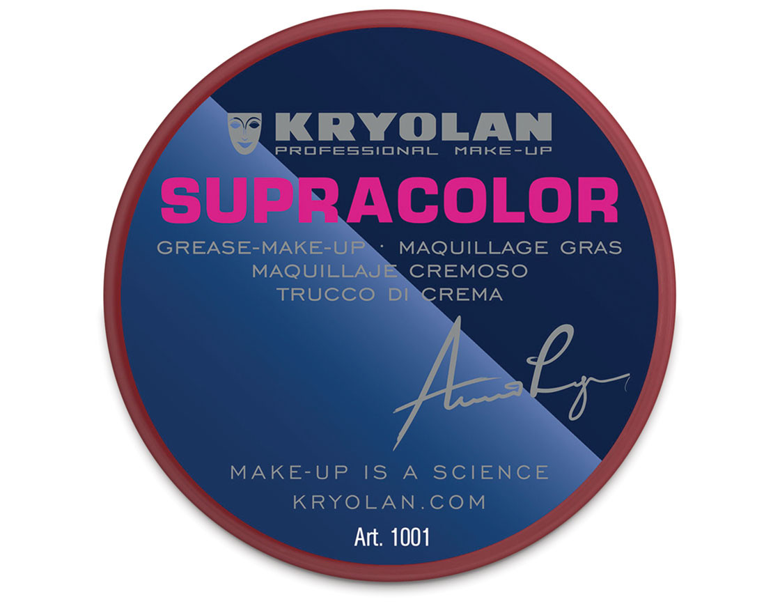 Kryolan supracolor greasepaint 8ml, red 080