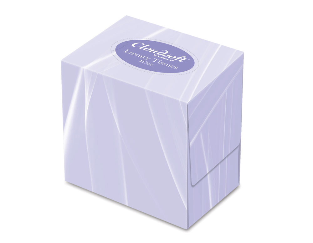 Cloudsoft cube facial tissues, 2 ply (70) - Ellisons