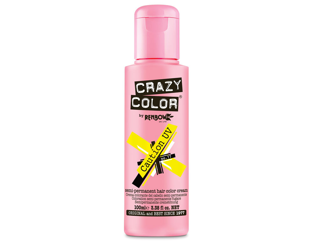 Crazy Color 100ml, 77 Caution UV - Ellisons
