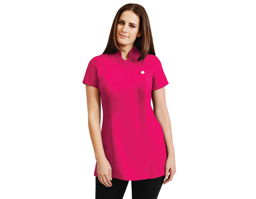 One button tunic hot pink, size 12 - Ellisons