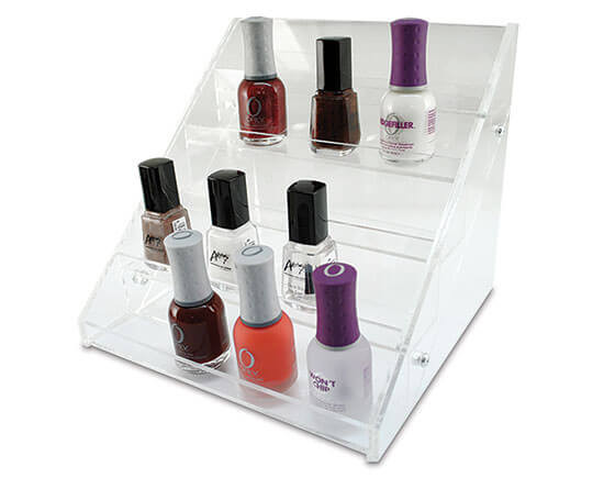 Acrylic counter display for 30 polishes - Ellisons
