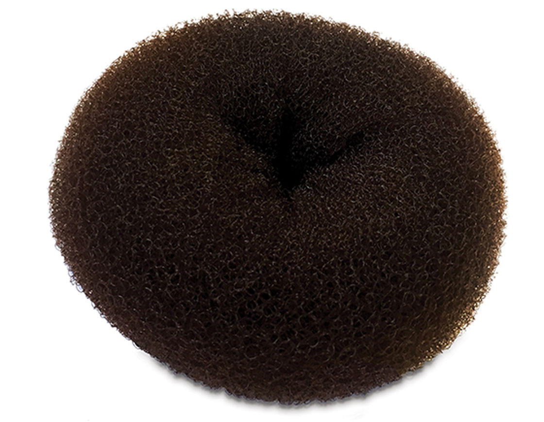 Solida bun ring large 120mm, brown - Ellisons
