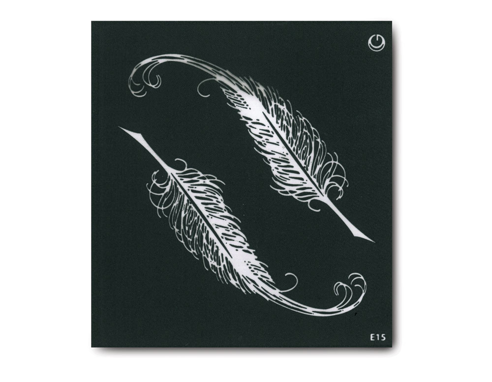 G body art stencil, quills (2) - Ellisons