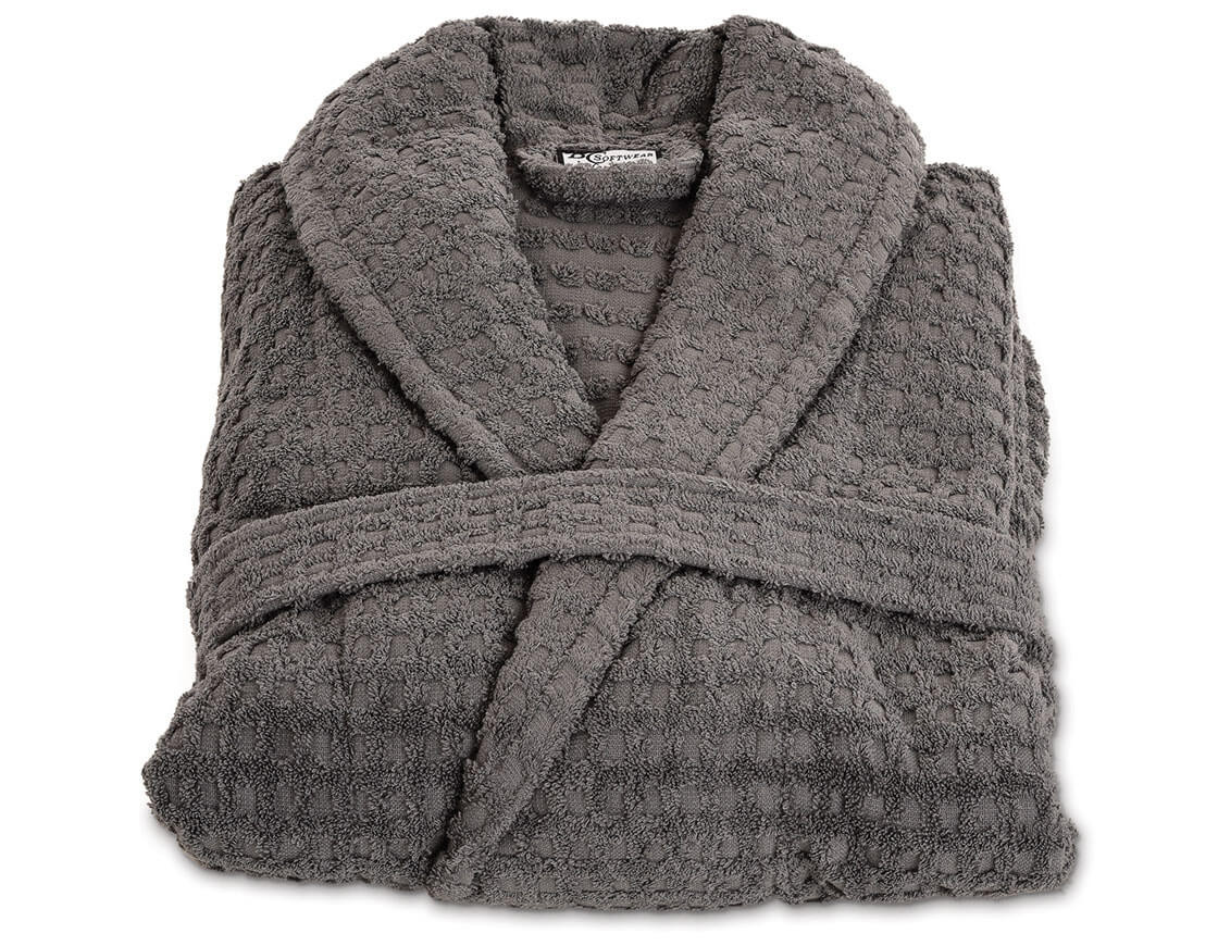 Bathrobe medium, slate grey - Ellisons