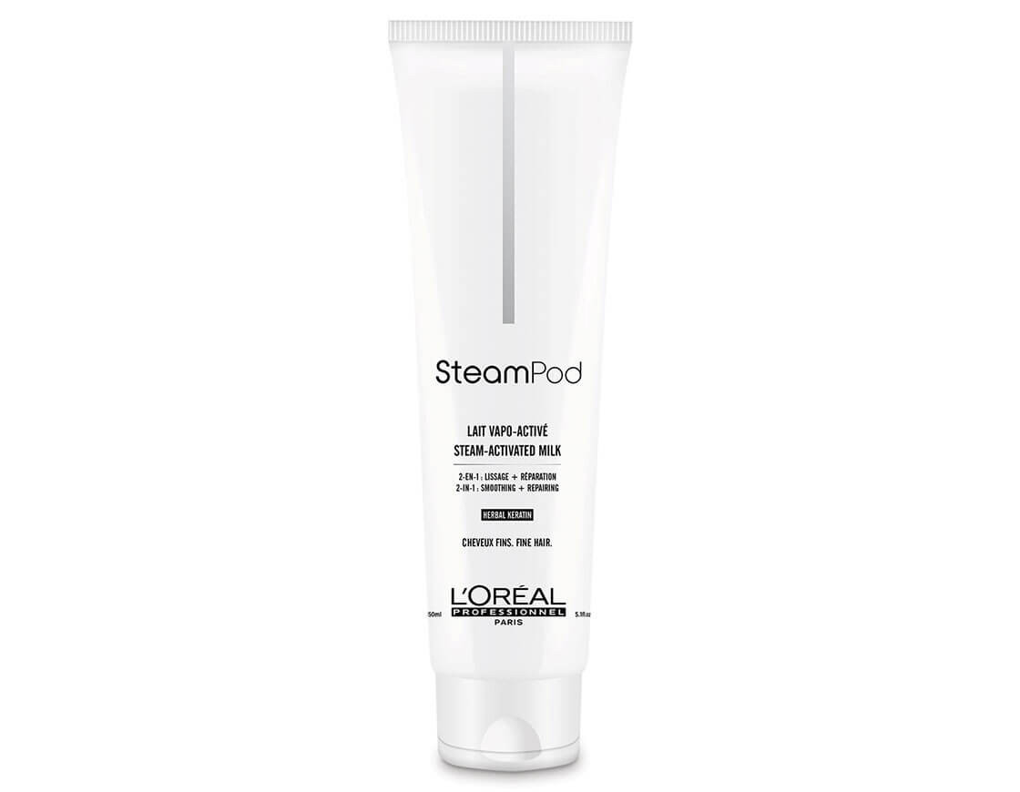 L'Oreal SteamPod smoothing milk 150ml, fine hair - Ellisons