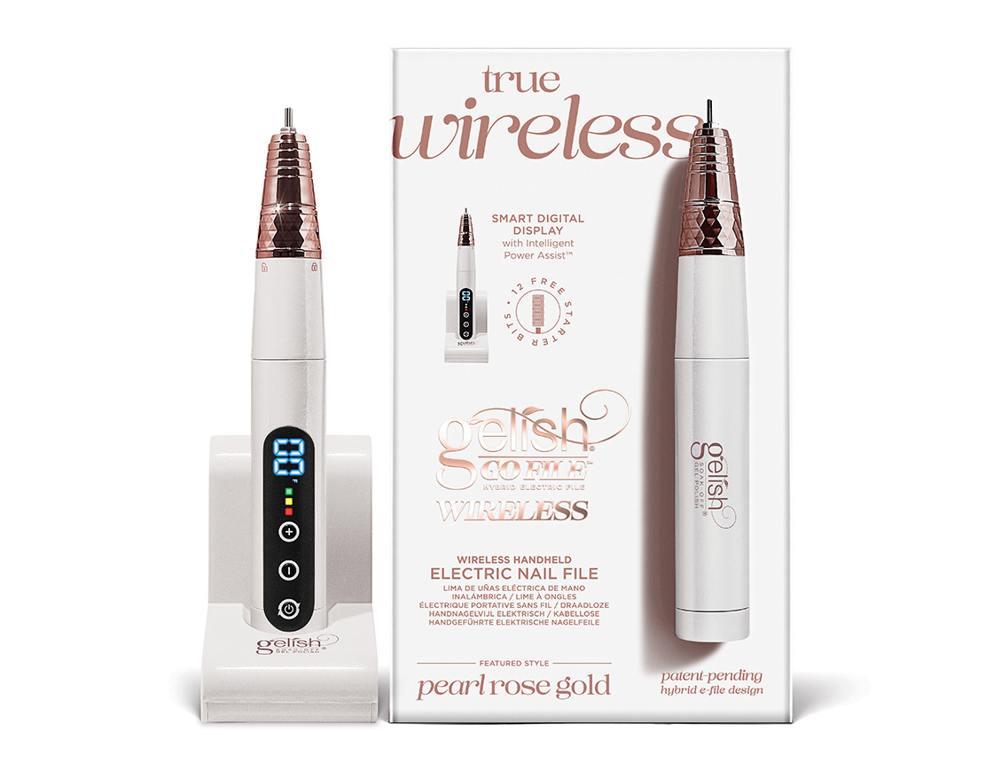 Go File Cordless E-File, Pearl Rose Gold | Ellisons