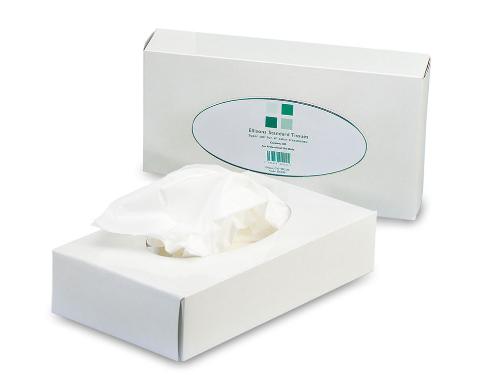 Beauty Essentials cosmetic tissues, white, 100 pack | Ellisons