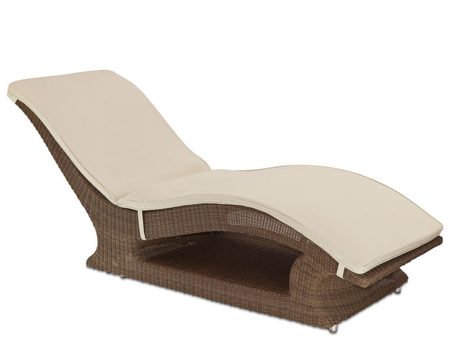 San Marino raised sun lounger with cushion - Ellisons