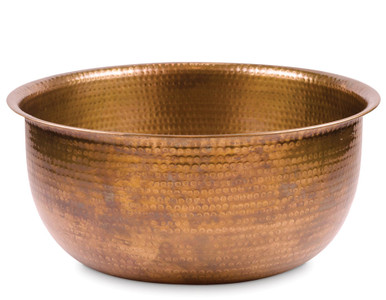 Pedicure bowl hammered copper Ellisons