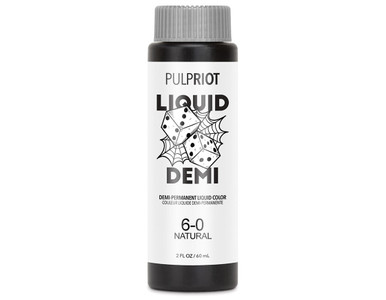 Pulp Riot liquid demi-permanent hair color 60ml, 6.0 natural - Ellisons