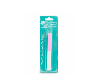Beauty Essentials nail buffer 3 way 124/10 grit - Ellisons