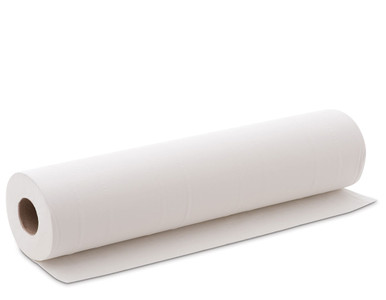 Beauty Essentials premium couch roll, white, 62m 20" | Ellisons