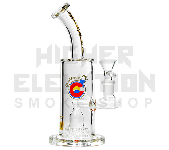 GlassLab 303 8" Clear Banger Hanger w/ Showerhead Percolator - Higher ...