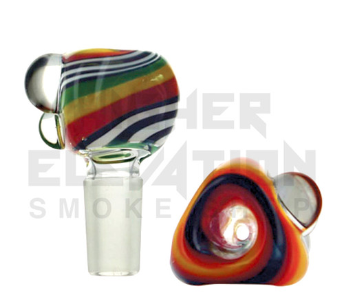 Spiral Linework Triangle Slide - 2 Sizes Available - Higher Elevation