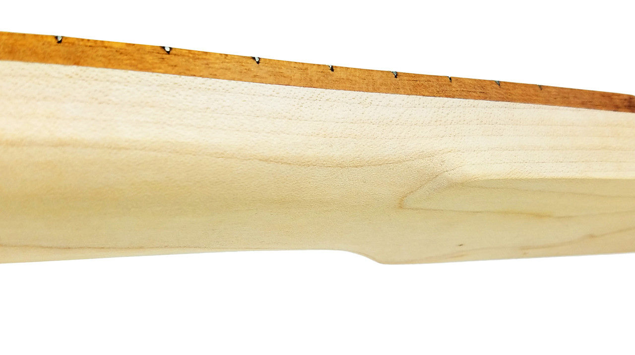 Premium 25-inch Scale Cigar Box Guitar Neck - Hard Maple with Mahogany ...