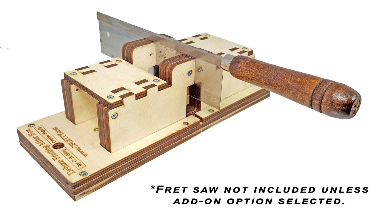 Deluxe Fretting Miter Box KIT - Cut Perfect Fret Slots in Necks and ...