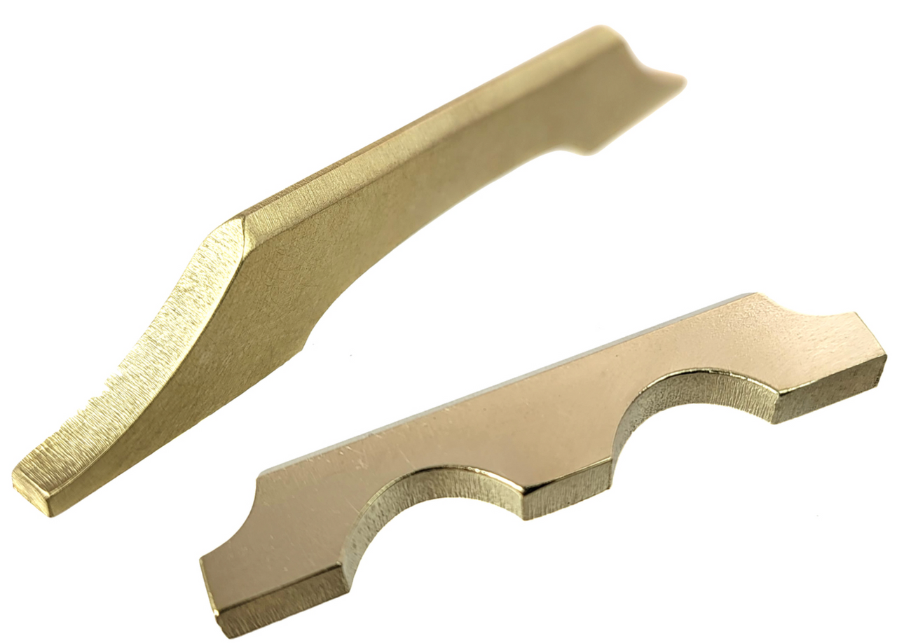 Brass Floating Bridge - Guitar and Banjo Styles - USA-made! - C. B ...