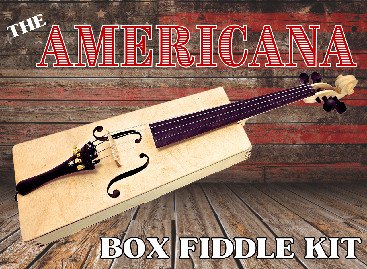 The Americana Box Fiddle Kit - C. B. Gitty Crafter Supply