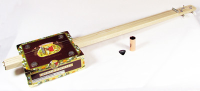 Basic Cigar Box Guitar Kit with How-To Guide - Choose 3 or 4 String ...