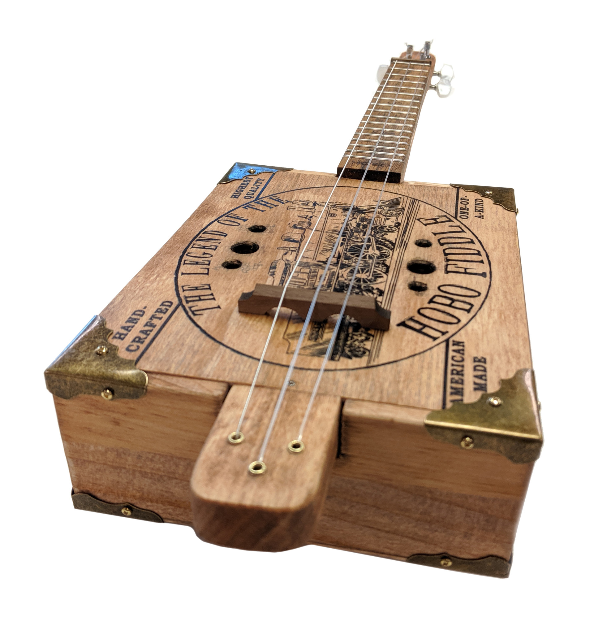 The Hobo Fiddle DIY Kit by Ben Gitty - build your own Hobo Guitar!