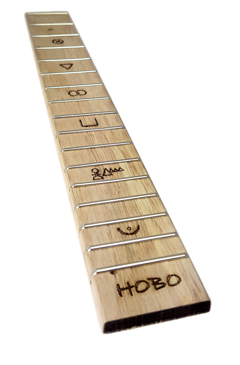Hobo Fiddle Fretboard - Fully Fretted 17 -inch Scale - Custom-Engraved ...