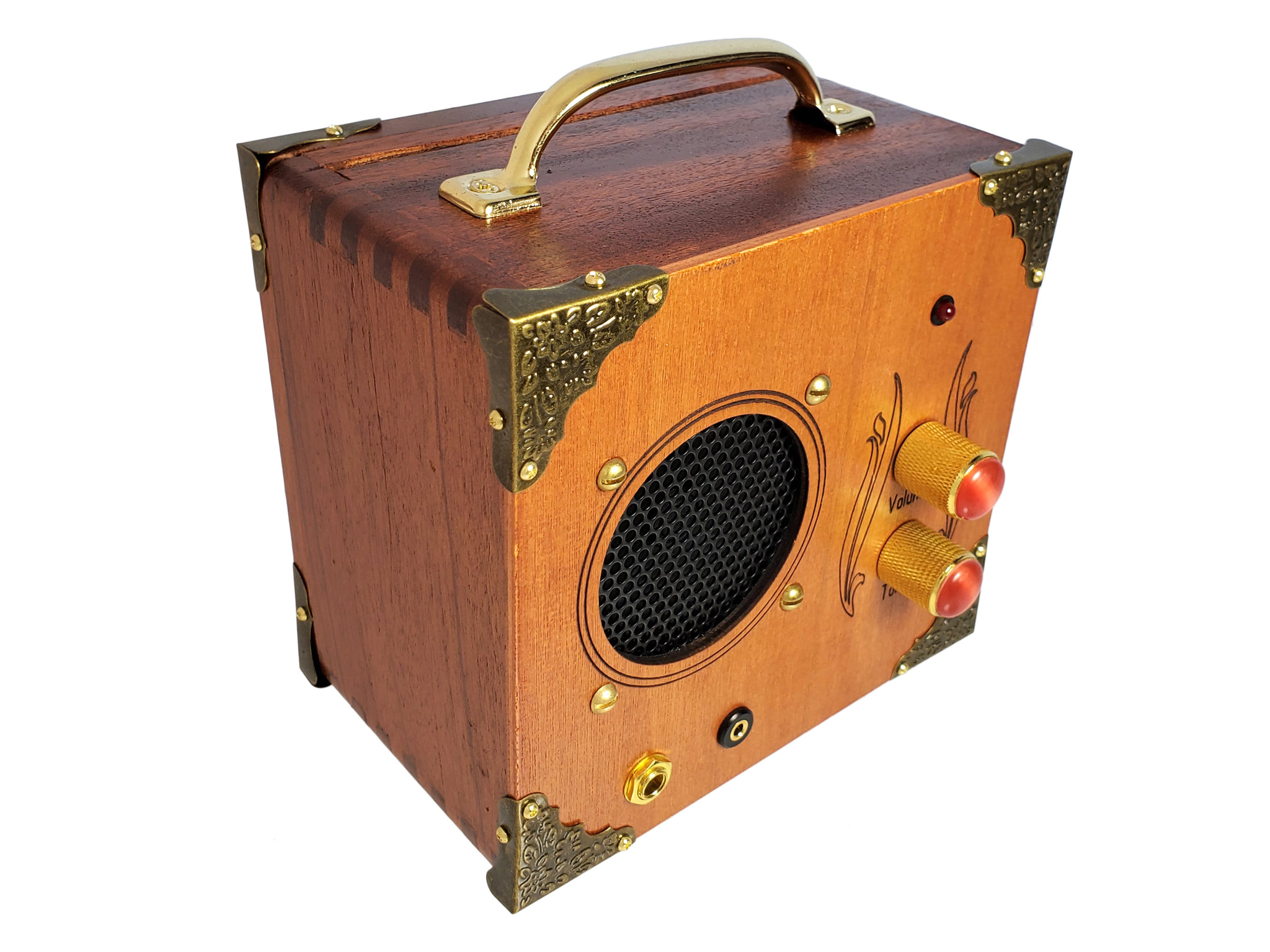 The "Mini Driver" Dual-Input Cigar Box Amplifier - for Guitar and MP3 ...